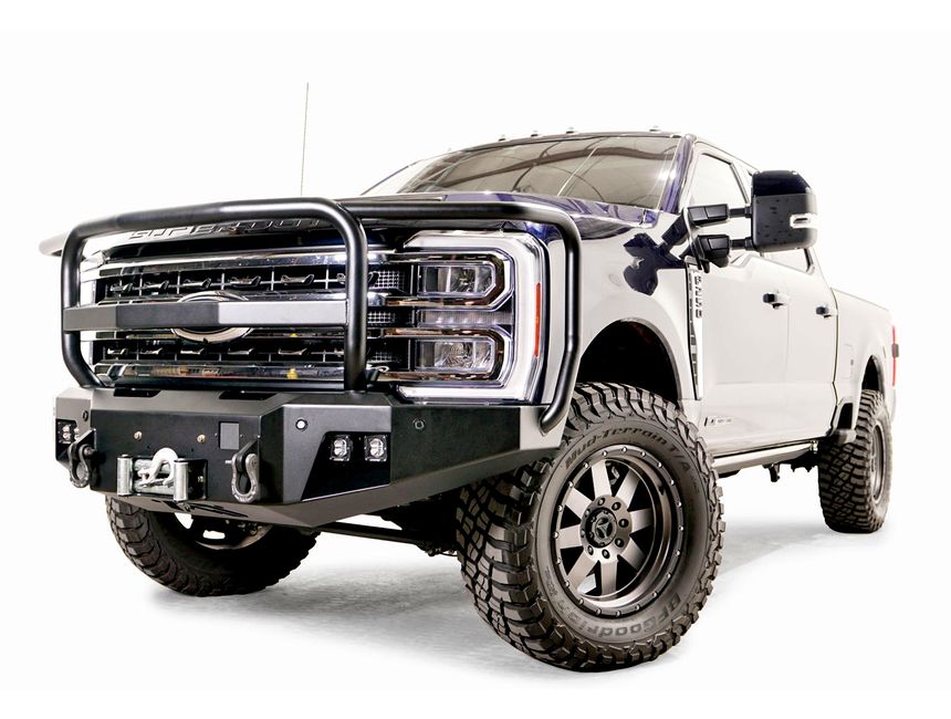 Fab Fours Premium Grille Guard Front Winch Bumper FS23-A5950-1 | RealTruck