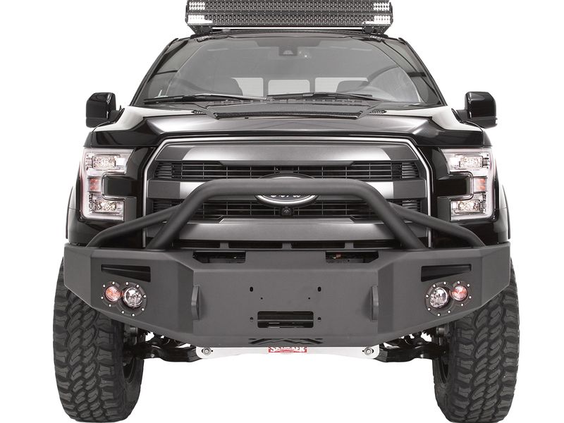 Fab Fours Premium Pre-Runner Front Winch Bumper FF09-H1952-B | RealTruck