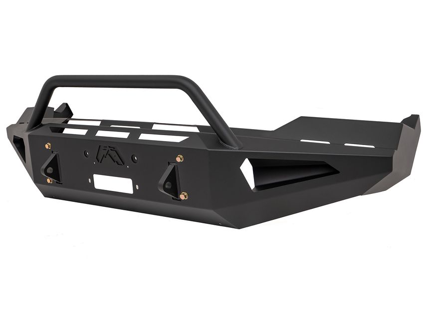 Fab Fours Red Steel Front Bumper w/ Pre-Runner Guard DR13-RS2462-1 ...