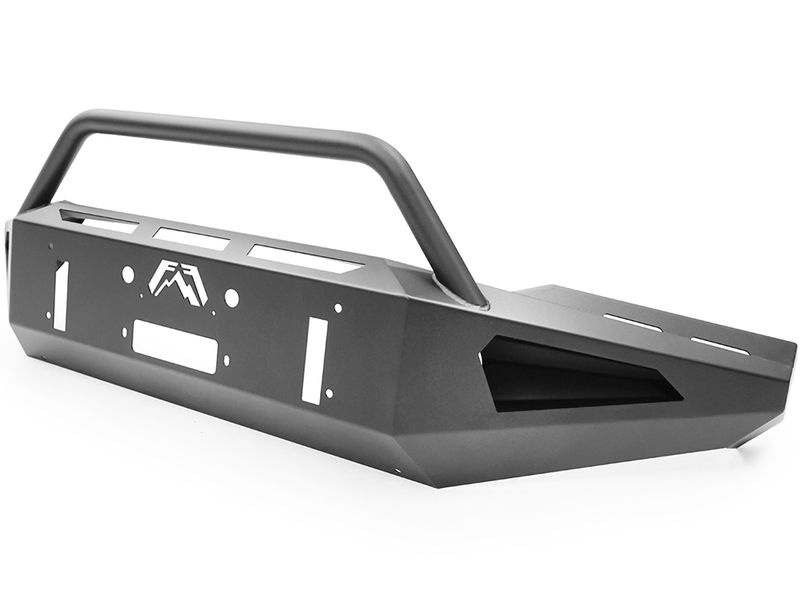 Fab Fours Red Steel Front Bumper w/ Pre-Runner Guard FF18-RS4562-1 ...