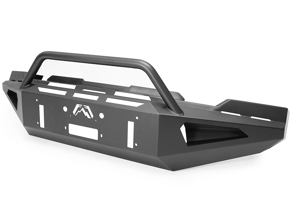 Fab Fours Red Steel Front Bumper w/ Pre-Runner Guard GM20-RS5062-1 ...