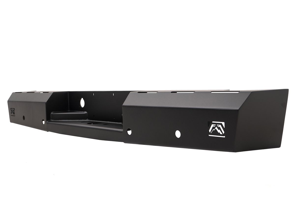Fab Fours Red Steel Rear Bumper DR06-RT1050-1 | RealTruck