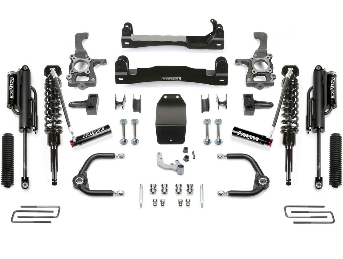 Fabtech 4" Coilover Lift Kit K2363DL | RealTruck