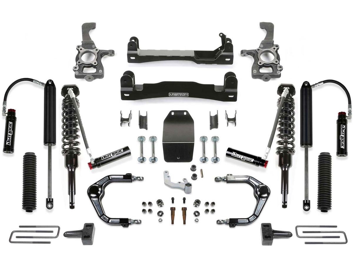 Fabtech 4" Coilover Lift Kit K2366DL | RealTruck