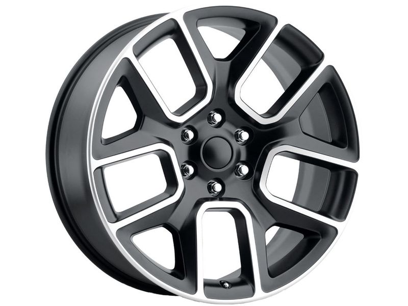 Factory Reproductions Machined Matte Black FR 76 Wheels | RealTruck