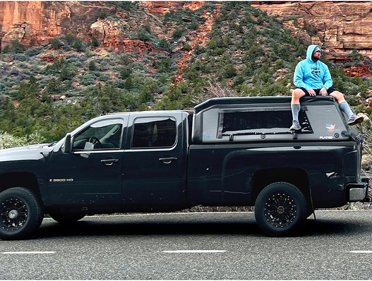 Flated Air-Topper Inflatable Truck Topper - Full-Size, 8' Bed AIRTOP ...