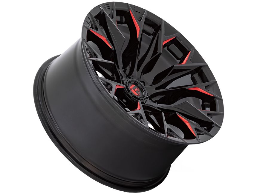Fuel Black & Red Flame Wheel D82320008447 | RealTruck