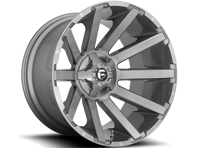 Fuel Brushed Gunmetal Contra Wheel D71420909849 | RealTruck