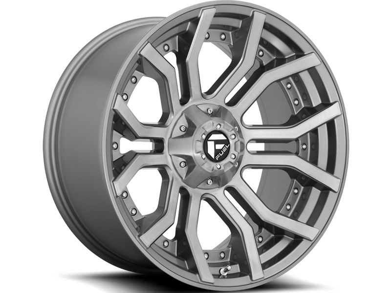 Fuel Brushed Gunmetal Rage Wheels | RealTruck