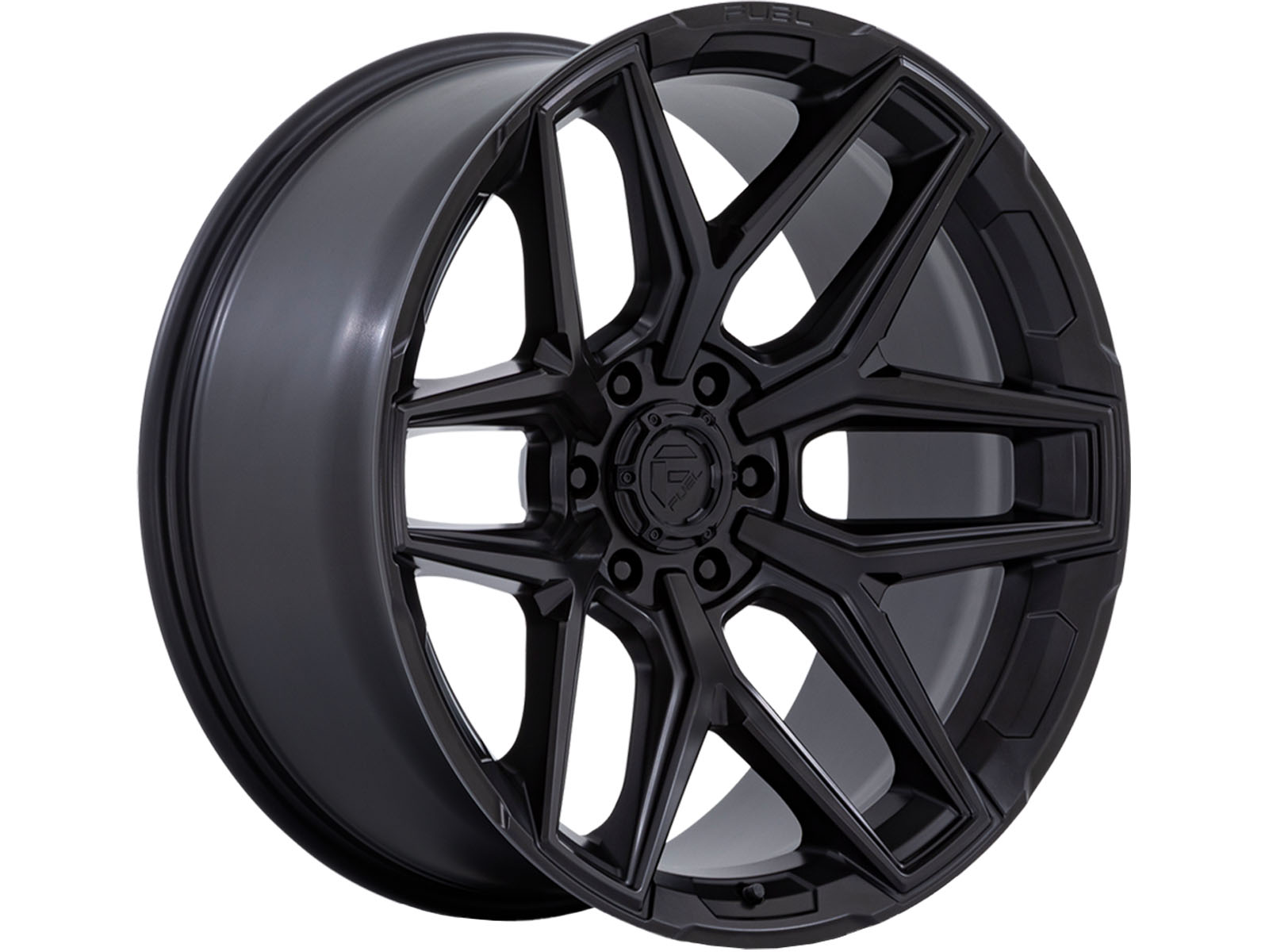 Fuel Matte Black Flux 6 Wheels | RealTruck