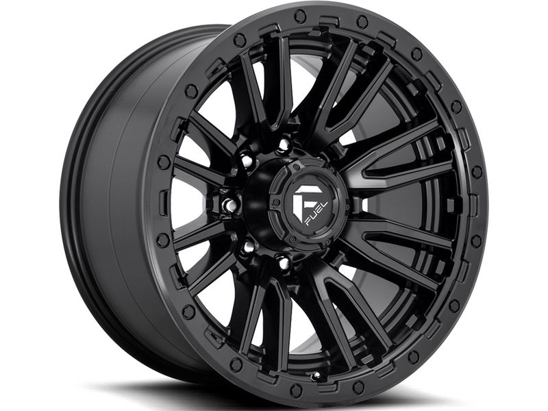Fuel Matte Black Rebel 8 Wheels | RealTruck