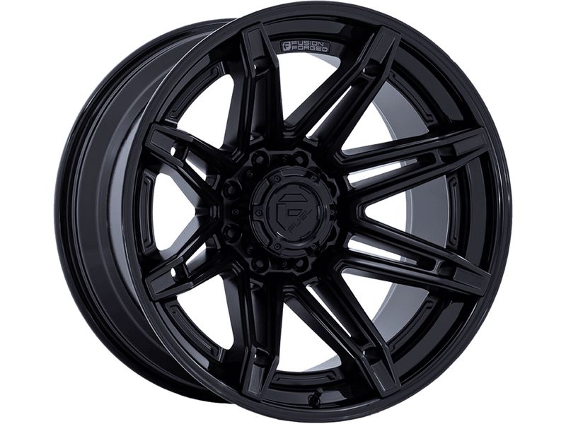 Fuel Matte & Gloss Black Brawl Wheels | RealTruck