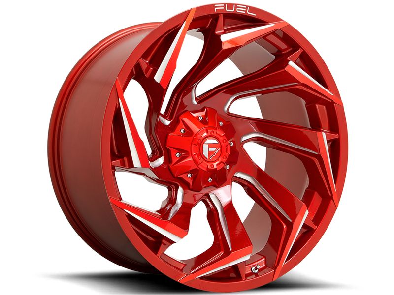 Fuel Milled Red Reaction Wheels | RealTruck