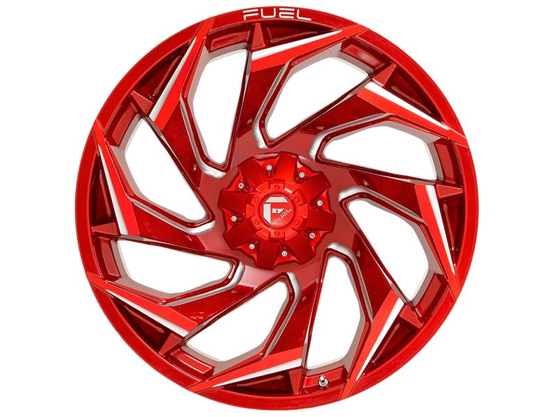 Fuel Milled Red Reaction Wheels | RealTruck