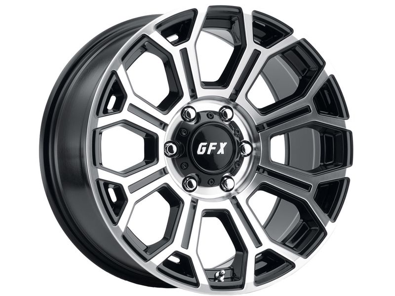 G-FX Machined Gloss Black TR19 Wheels | RealTruck