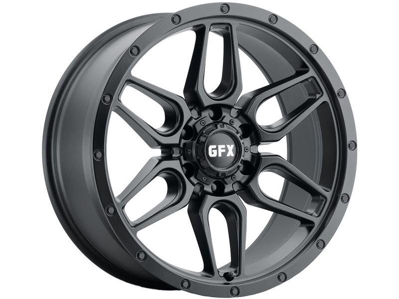 G-FX Matte Black TR18 Wheel T18-890-5127-00-MB | RealTruck