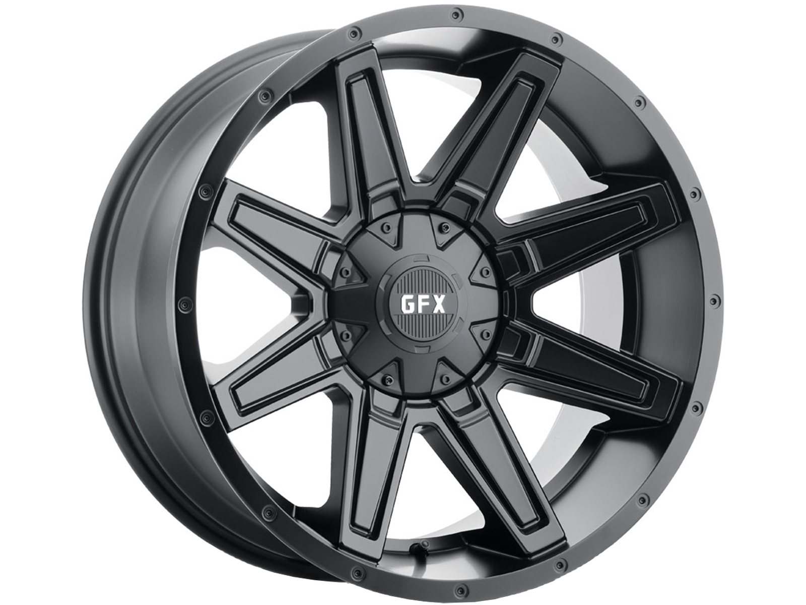 G-FX Matte Black TR23 Wheels | RealTruck