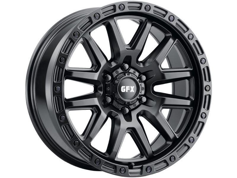 G-FX Matte Black TR26 Wheels | RealTruck