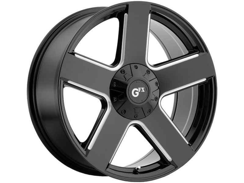 G-FX Milled Gloss Black TR52 Wheels | RealTruck