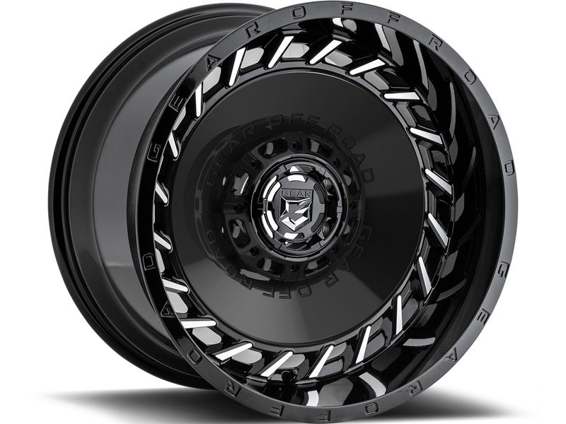 Gear Off-Road Milled Gloss Black Orbit Wheels | RealTruck