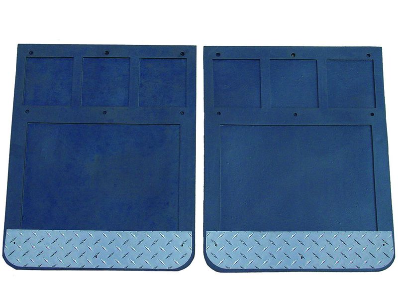 Go Industries Dual Wheel Diamond Tread Mud Flaps D70736SET | RealTruck