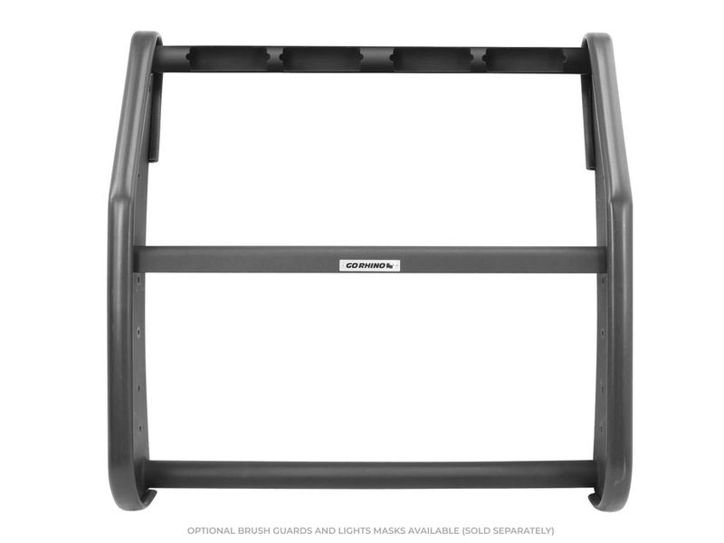 Go Rhino LR Series Push Bumper with 4 Light Opening 5177A-4L | RealTruck