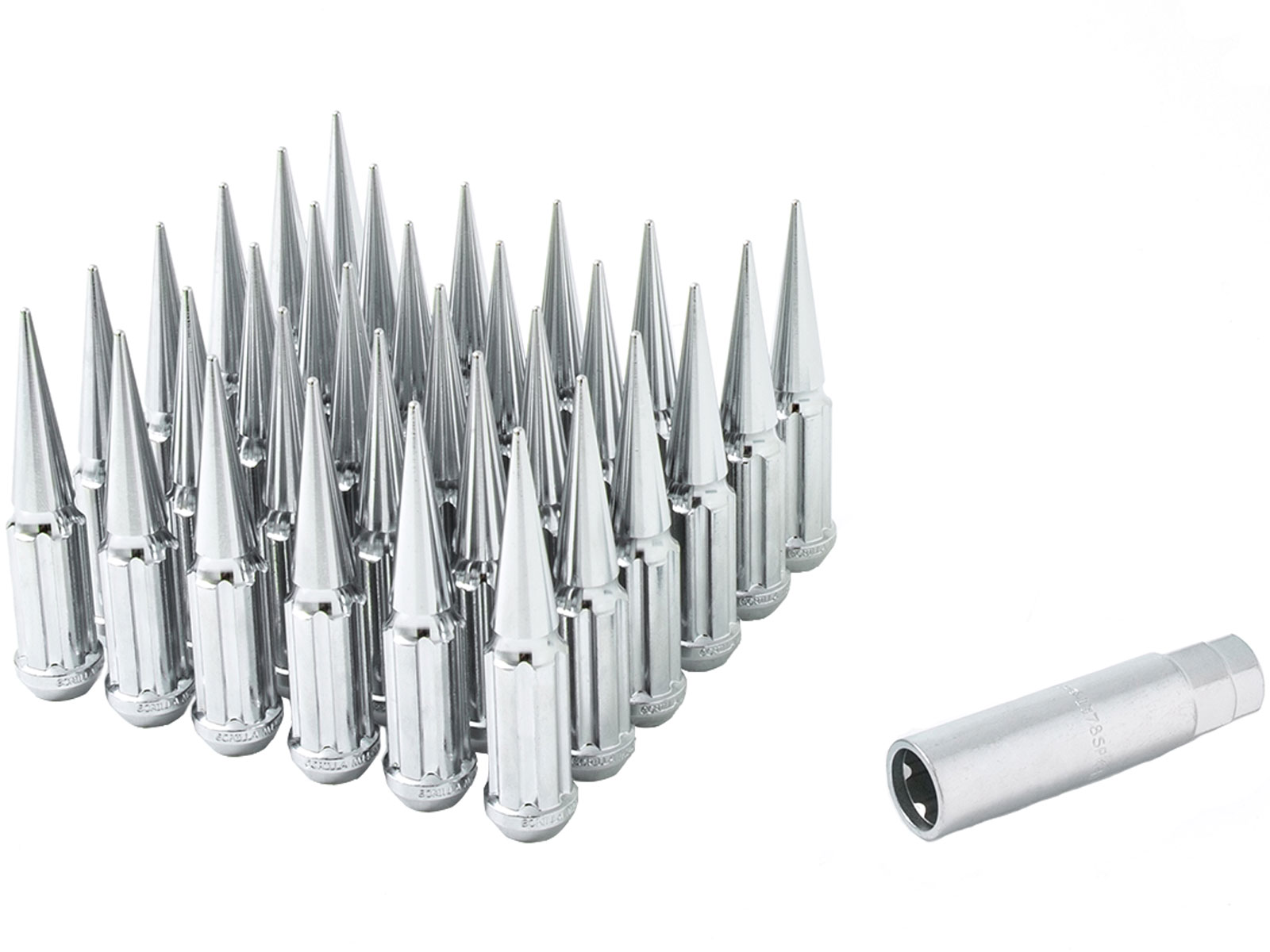 Gorilla Automotive Spiked Lug Nut Kit SPK8-14150 | RealTruck