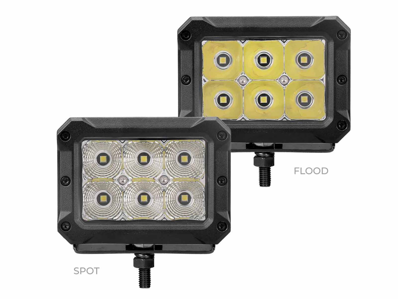 Go Rhino Xplor Bright Series 4x3 Rectangular LED Light | RealTruck