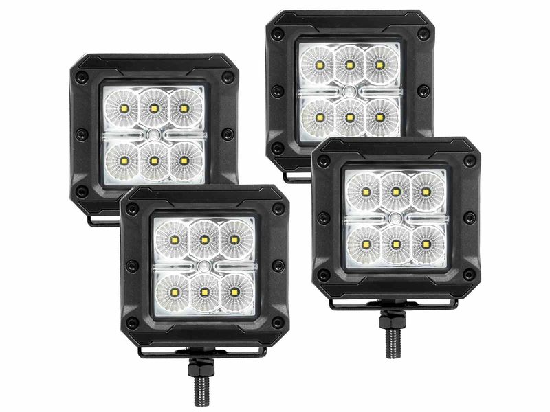 RealTruck Xplor Bright Series 3x3 LED Cube Lights 751803043FCS | RealTruck