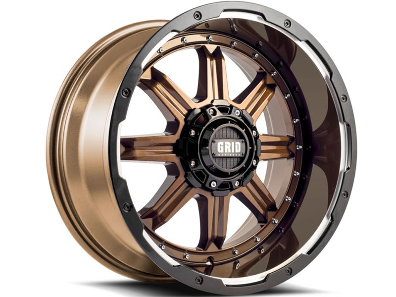 Grid Black & Bronze GD10 Wheels | RealTruck