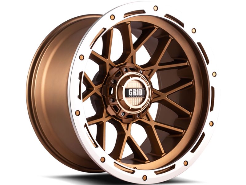 Grid Milled Bronze GD13 Wheels | RealTruck