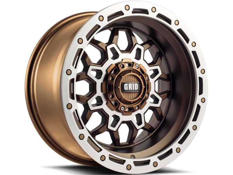 Grid Milled Bronze GD9 Wheels | RealTruck