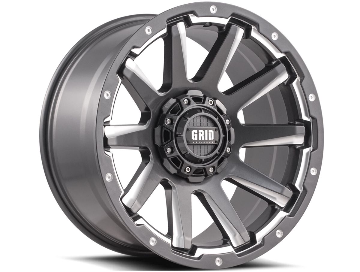 Grid Milled Graphite GD5 Wheels | RealTruck