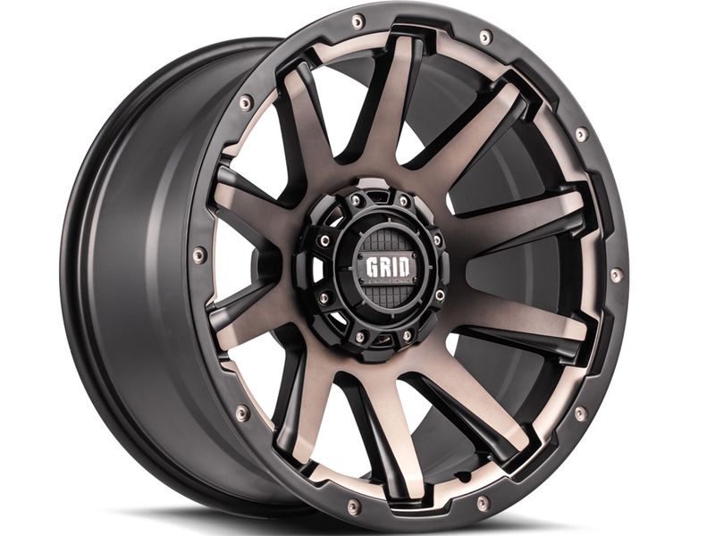 Grid Tinted Black GD5 Wheels | RealTruck