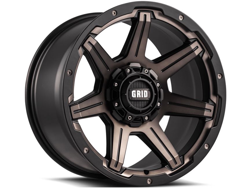 Grid Tinted Black GD6 Wheels | RealTruck