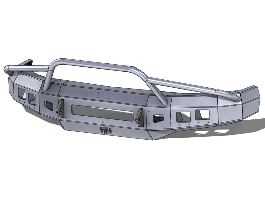 Hammerhead Low Profile Pre-Runner Front Bumper 600-56-0486 | RealTruck