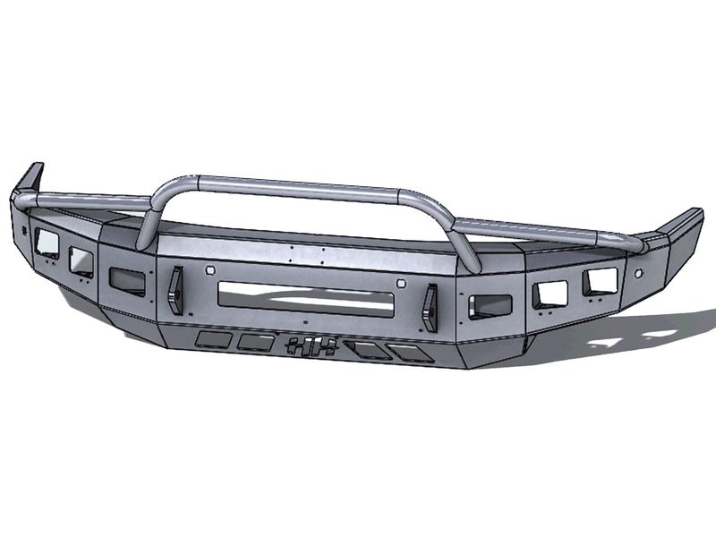 Hammerhead Low Profile Pre-Runner Front Bumper 600-56-0833 | RealTruck