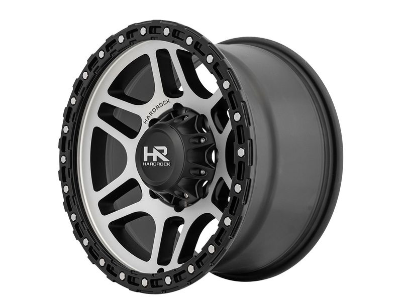 DWG-H103-209073000MB Hardrock Machined Matte Black H103 Wheel | RealTruck