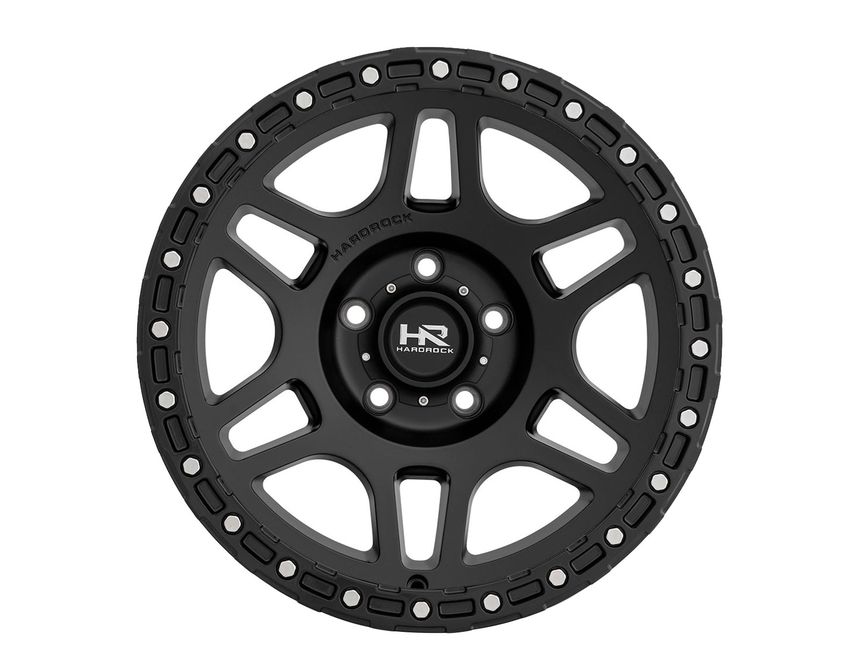 Hardrock Matte Black H103 Wheel DWG-H103-179036112BB | RealTruck