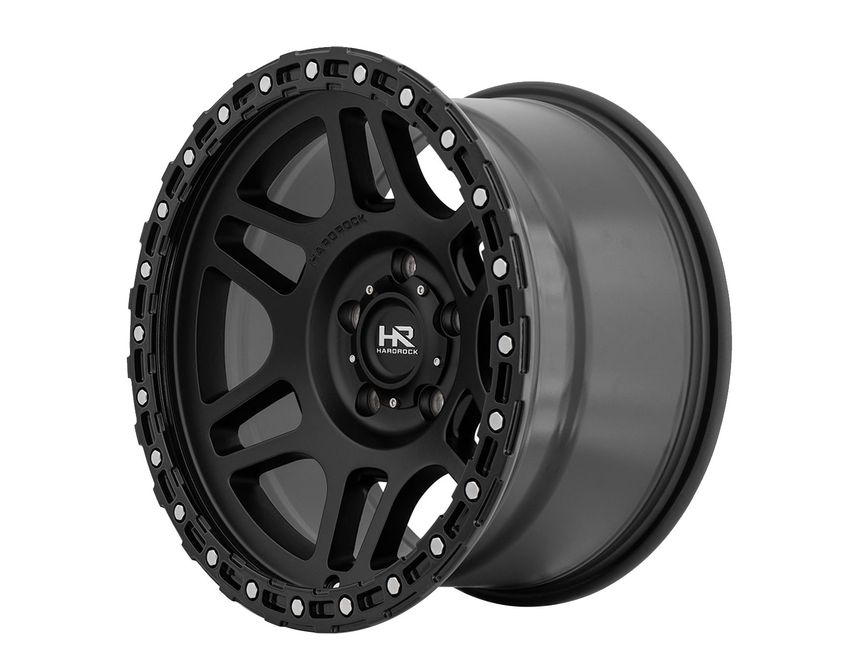 Hardrock Matte Black H103 Wheel H103-179065112BB | RealTruck