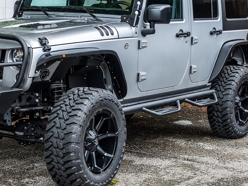 Havoc HS2 Black Hoop Steps 46-40004 | RealTruck