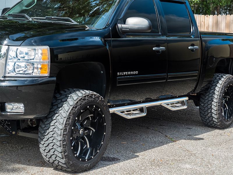 Havoc HS2 Polished Hoop Steps 002108 | RealTruck