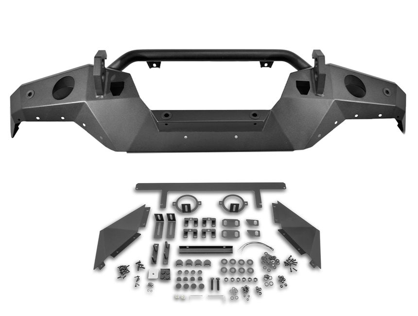 Havoc Offroad Steel Bender Front Bumper HFB-02-001 | RealTruck