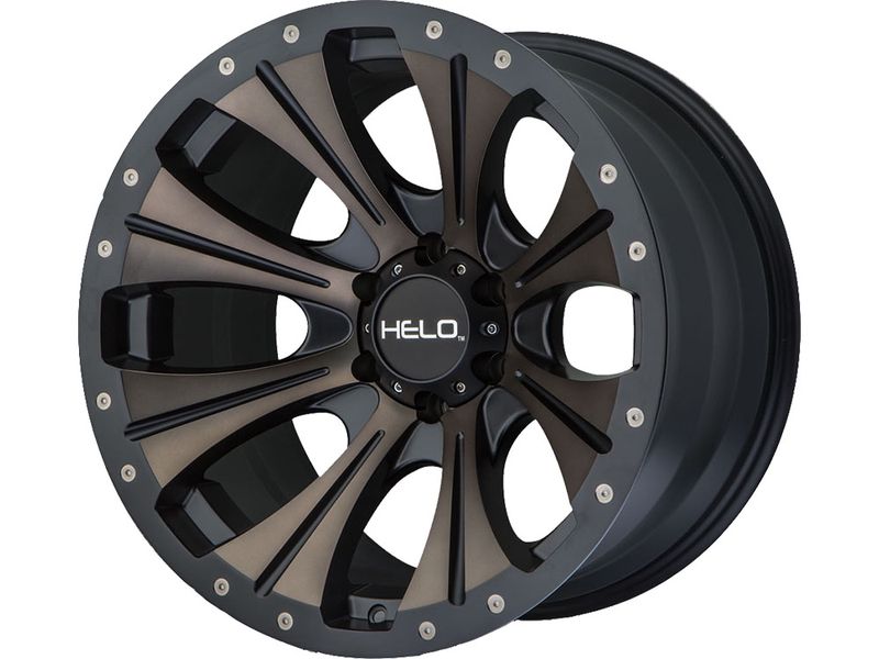 Helo Tinted Black HE901 Wheels | RealTruck