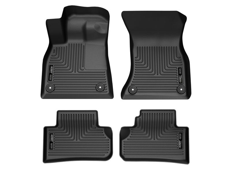 Husky Liners WeatherBeater Front & Second Seat Floor Liners - 4 Piece ...