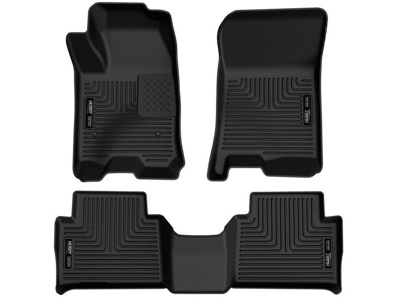 Husky Liners WeatherBeater Front & Second Seat Floor Liners - 3 Piece ...