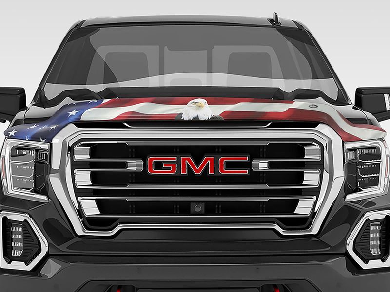 Husky Liners® American Flag with Eagle Bug Shield | RealTruck