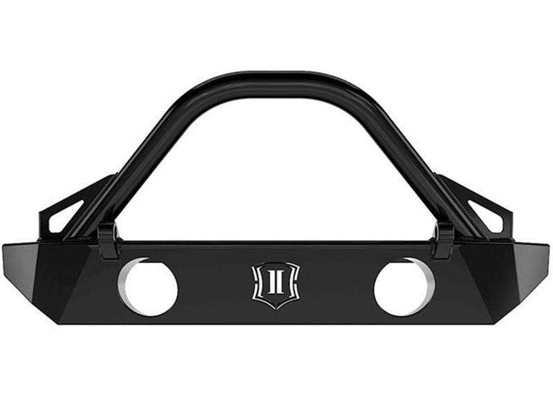 ICON Comp Series Stubby Front Bumper w/ Pre-Runner Bar 25208 | RealTruck