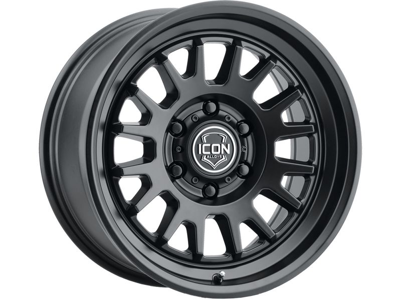 Icon Matte Black Anza Wheels | RealTruck