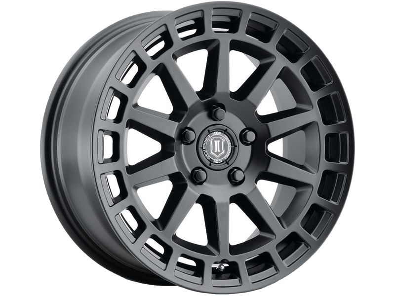 Icon Matte Black Journey Wheels | RealTruck